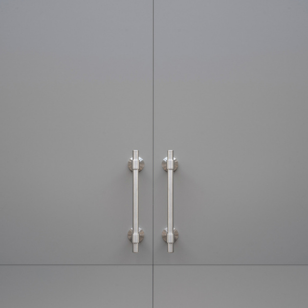 Handtag Uniform - 128mm - Borstad rostfritt | Beslag Design