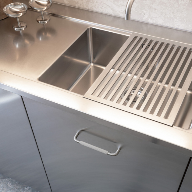 Handtag Helix Stripe - Rostfri look | Handtag | Beslag Design